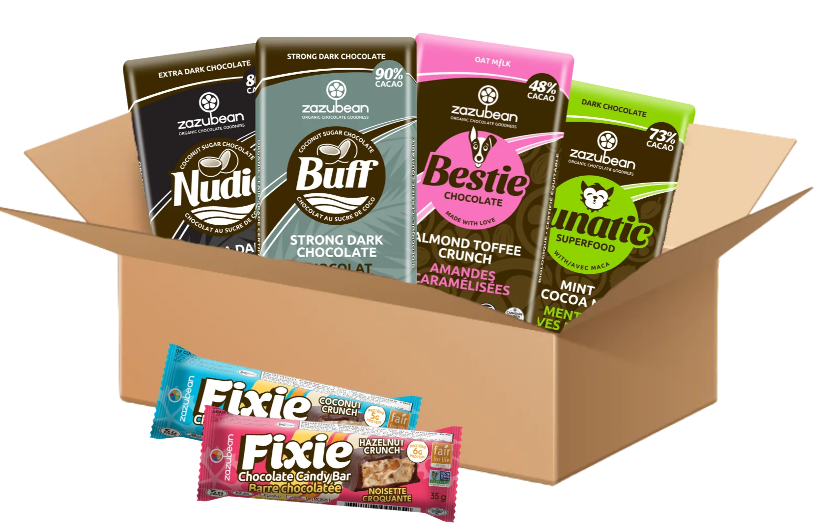 Build Your Own Box & Save Upto 15%! – Zazubean Organic Chocolates