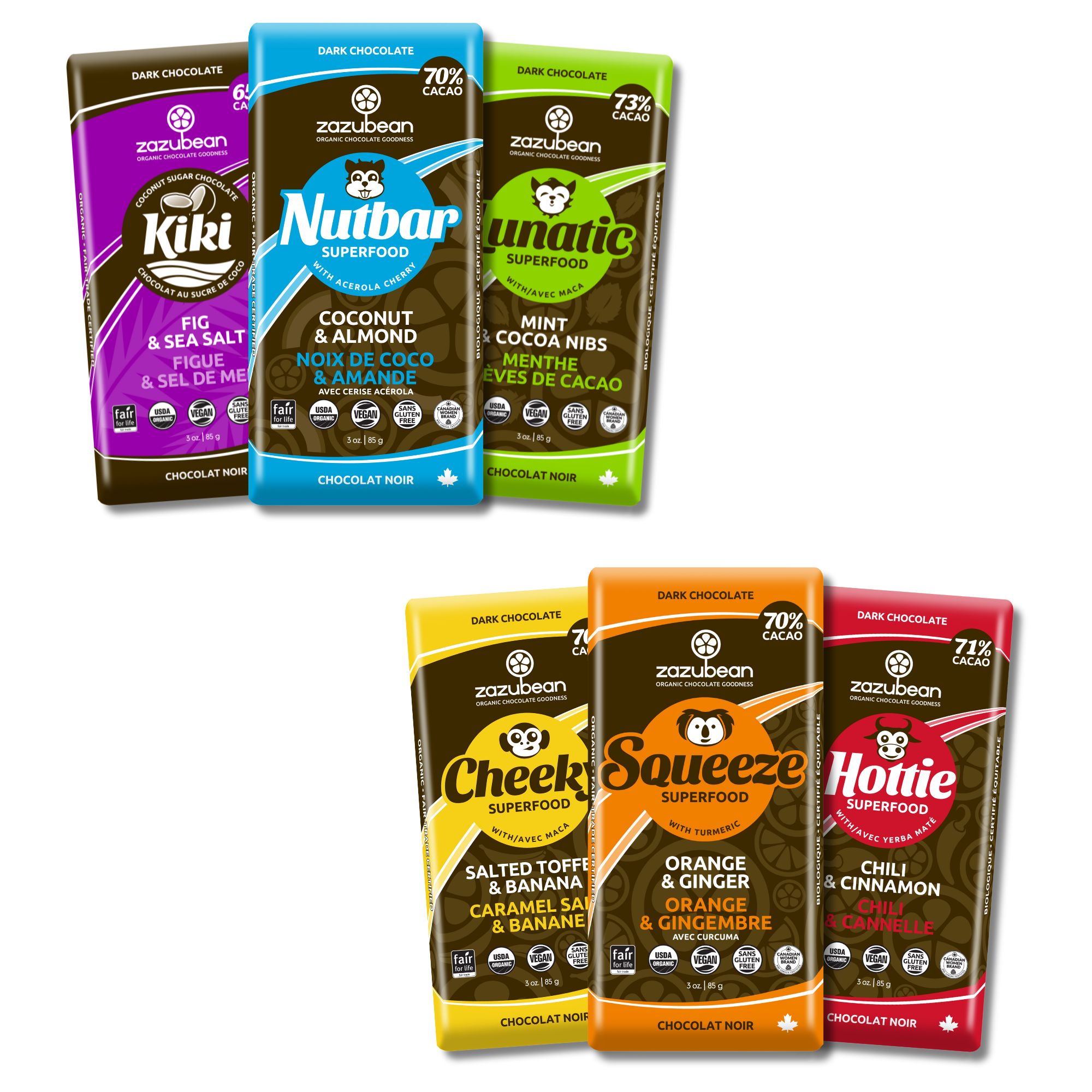 Pride Variety Pack – Zazubean Organic Chocolates