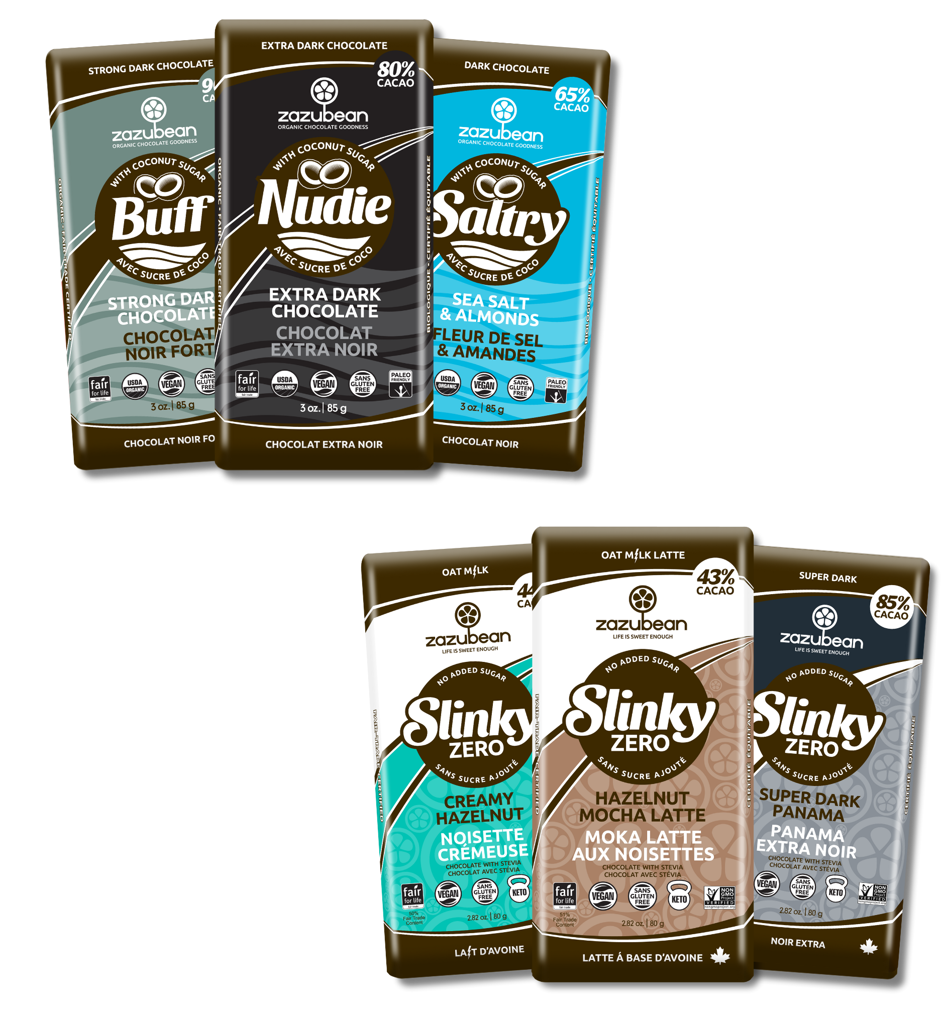 Movember Variety Pack – Zazubean Organic Chocolates